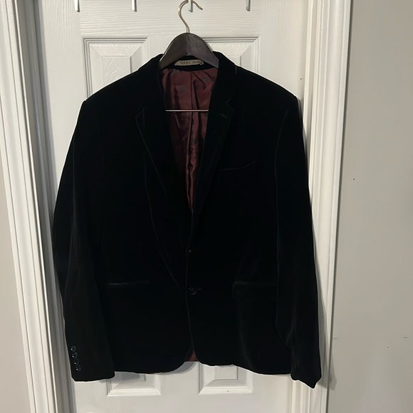 Zara | Suits & Blazers | Very Nice Classic Zara Man Velvet Blaze Jacket ...